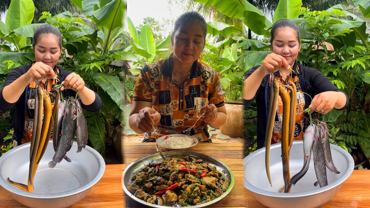 Amazing cook Eel with fish - Cooking with #food Our daily - YouTube