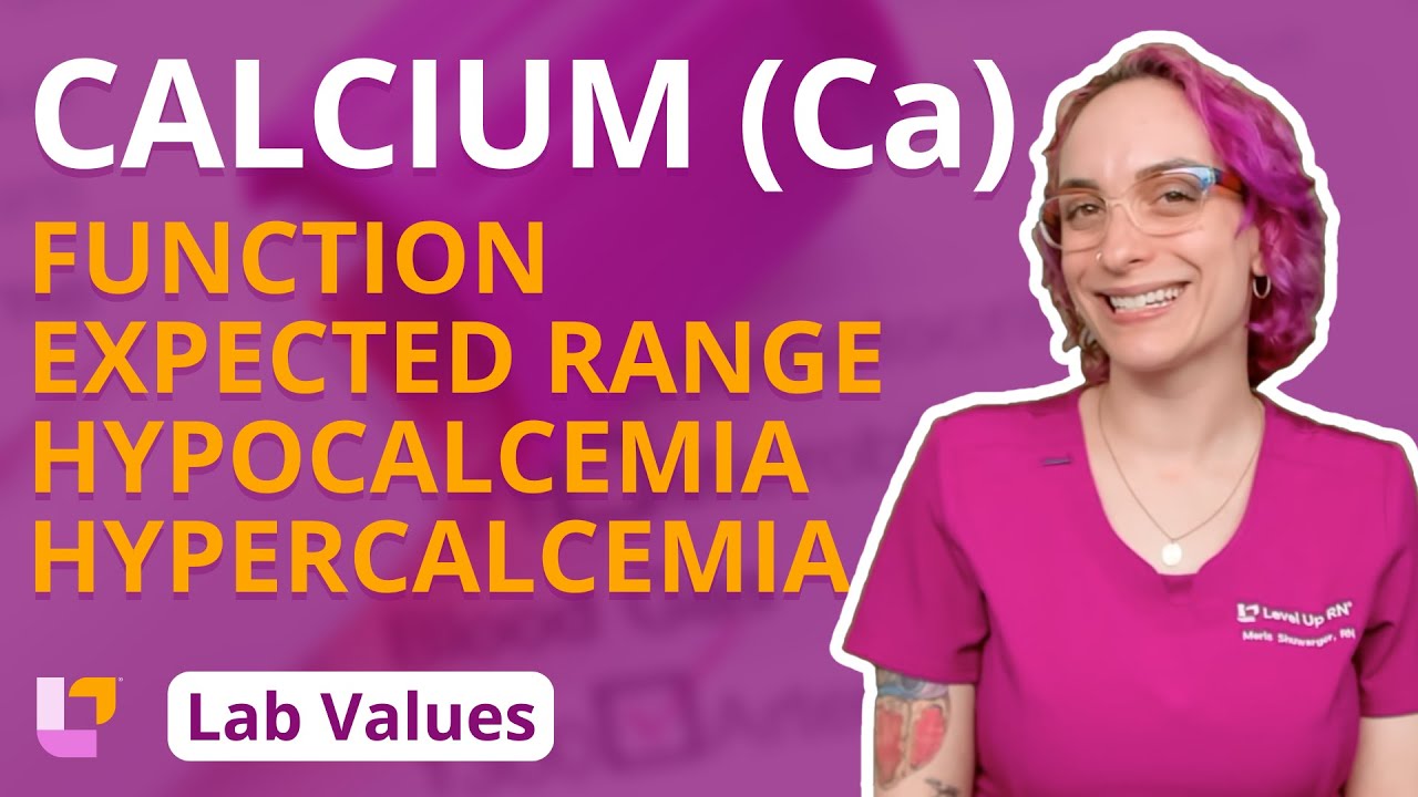 Calcium (Ca): Lab Values - Function, Expected Range, Hypocalcemia ...