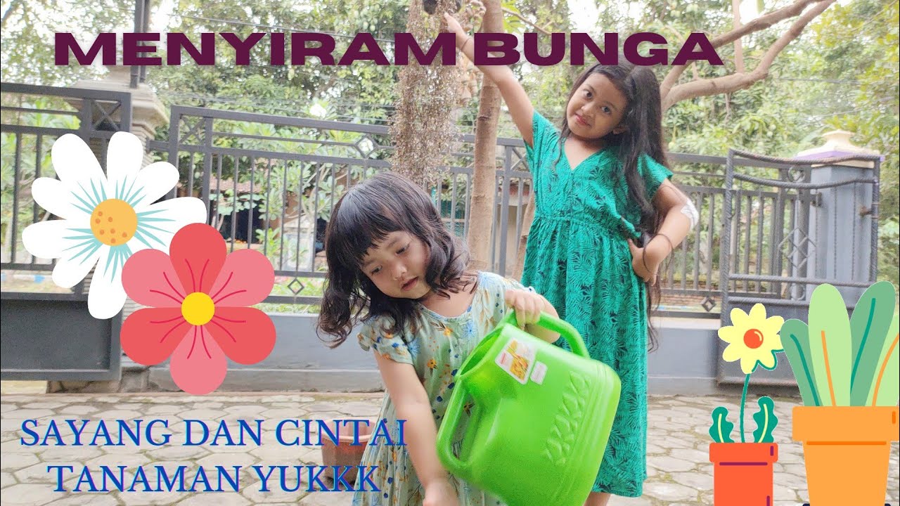 MENYIRAM BUNGA, SERUUU.. SAYANGI TANAMAN YUK 🤎 - YouTube