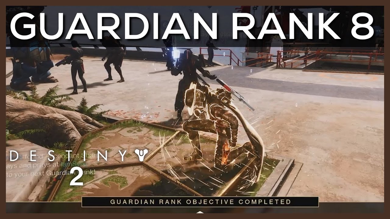 Reaching Guardian Rank 8 & Guardian Rank 9 requirements | Destiny 2 ...