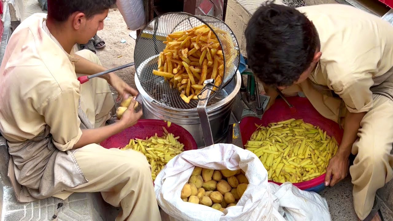 AMAZING FRENCH FRIES VIDEOS COLLECTION | STREET FOOD VENDORS | INSANE ...