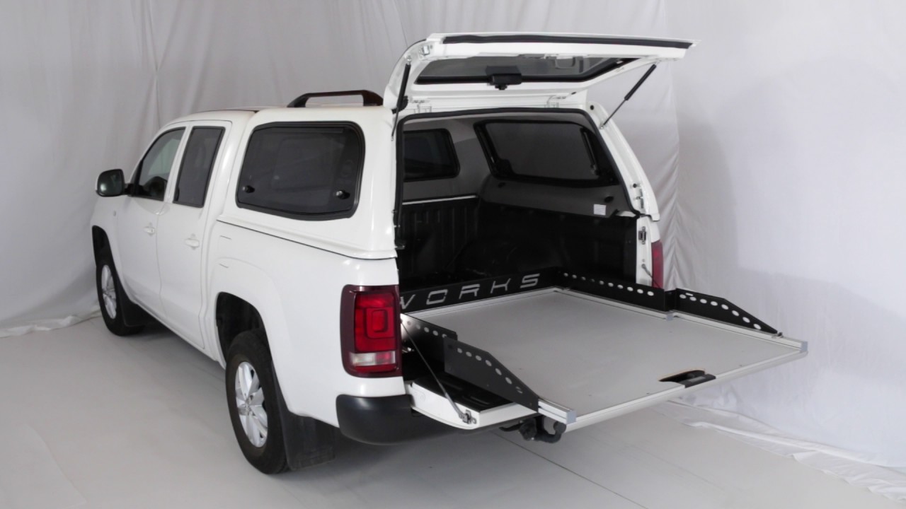 Sliding tray WORKS VW Amarok - YouTube
