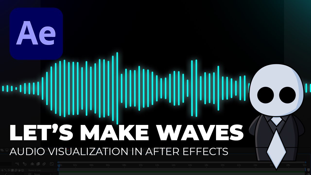 Creating a Visual Graphics for Audio in After Effects - YouTube