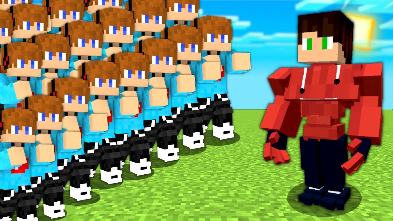 WIELKI POJEDYNEK 1000 ALKÓW vs MUTANT Sebek w Minecraft! - YouTube