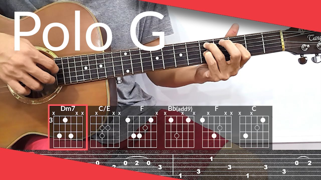 So Real (Polo G) Guitar Tutorial | Tab, Chords - YouTube