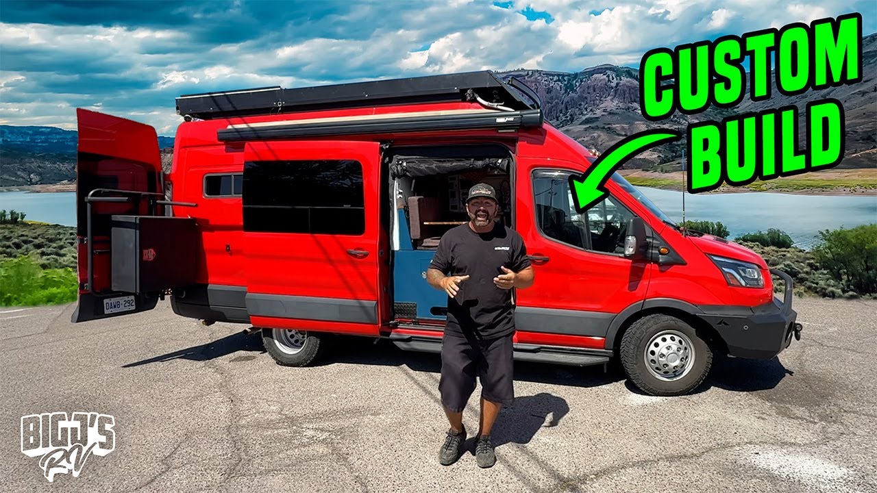 Incredible Must See Custom Ford Transit Van Build Out!!! - YouTube