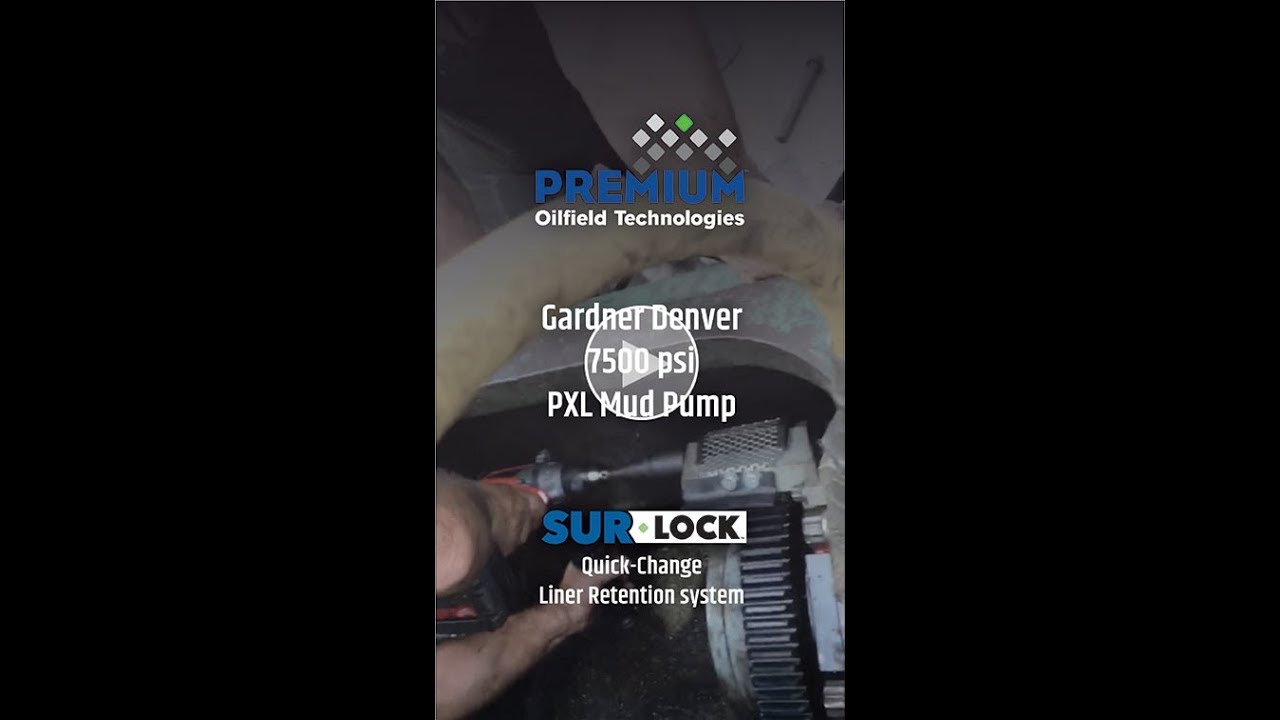 SurLock Liner Retention System on 7500 psi PXL Mud Pump - YouTube