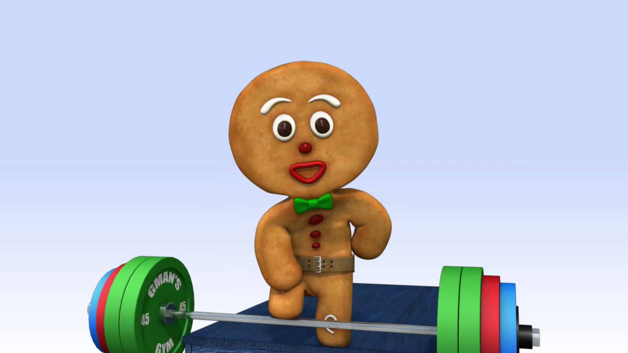 Gingerbread Man Tells the Truth - 'Weight Training' Tip - YouTube