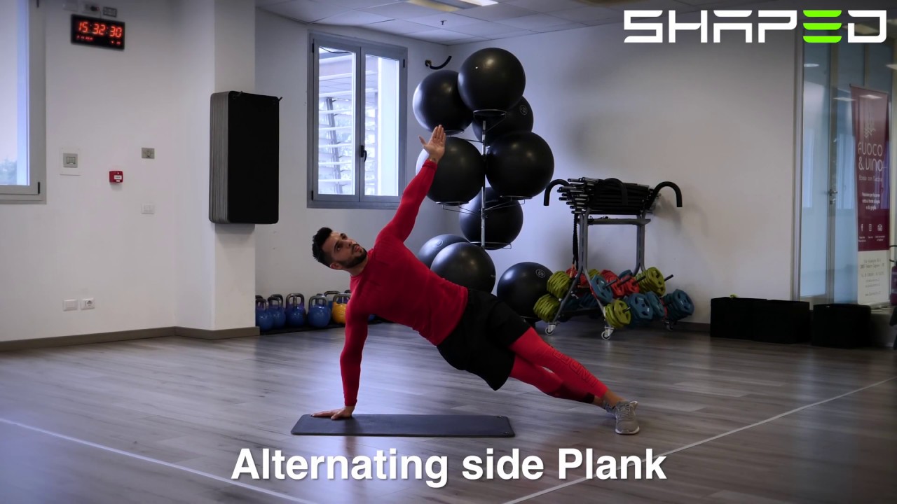 Alternating Side Plank - YouTube