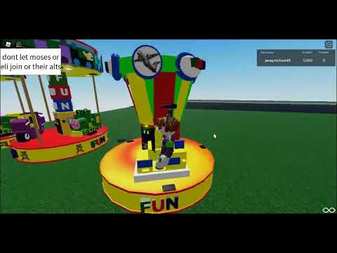 3 fun carousel kiddie ride in roblox - YouTube