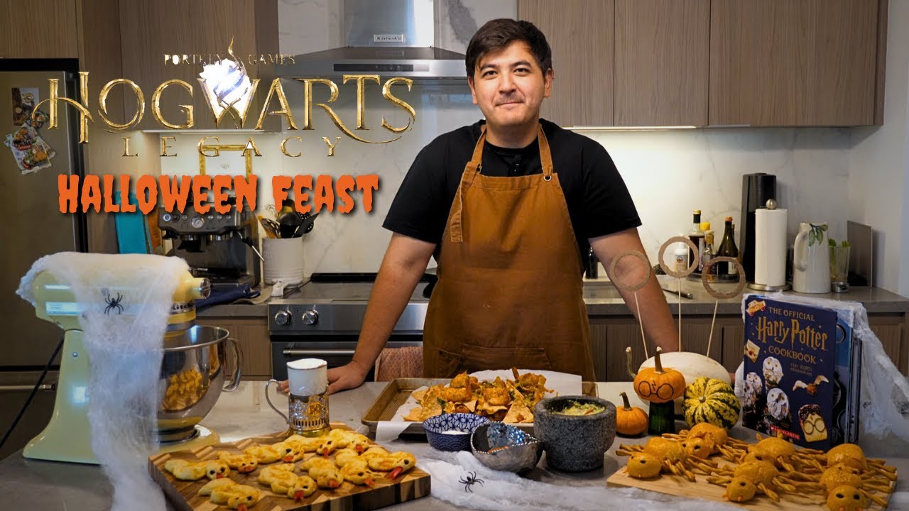 Halloween Feast from Hogwarts Legacy and Harry Potter - YouTube