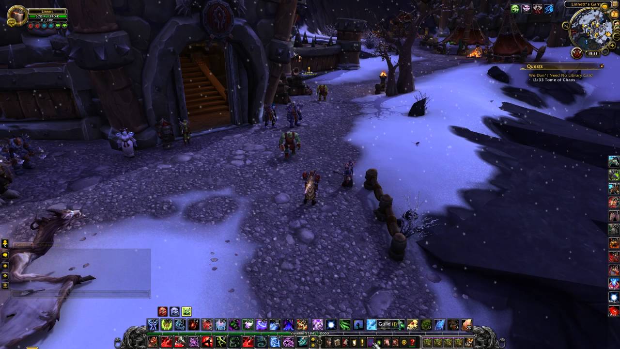 How to open guild tab in WOW - YouTube