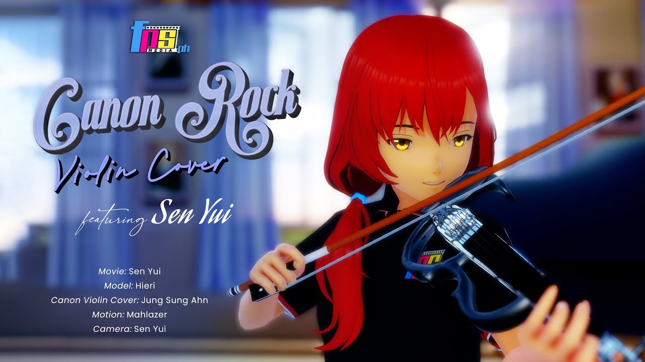 Canon Rock Violin Cover MMD (Camera DL added) - YouTube