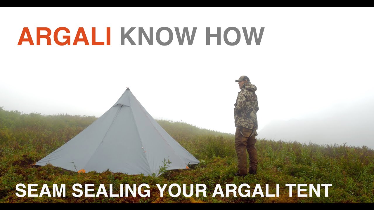 SEAM SEALING YOUR ARGALI TENT: ARGALI EQUIPMENT - YouTube