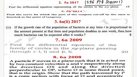 UPSC Maths - ODE PYQ Sessions - YouTube