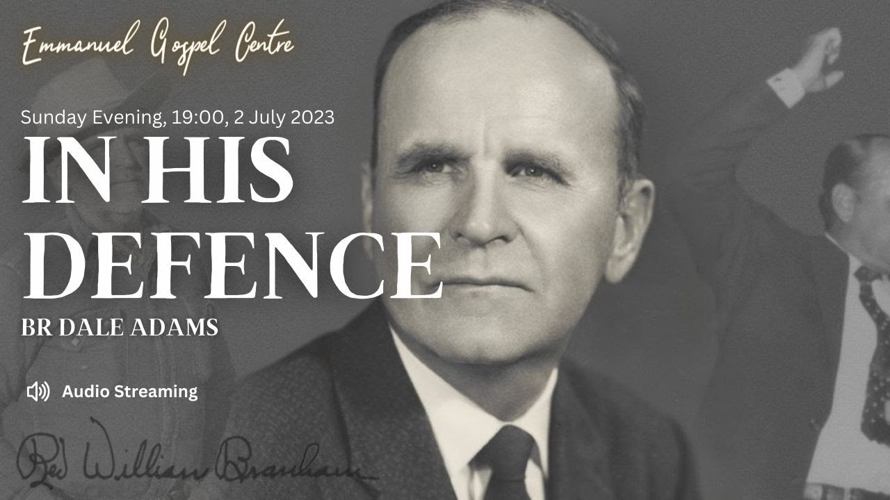 In His Defence - Br Dale Adams (Audio Stream) - YouTube