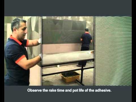 3 Applying 1×3 m Kalesinterflex - YouTube