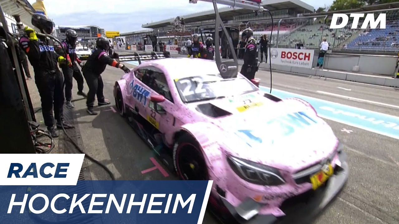 "The lollipop is down!" - Auer's extending Pit Stop - DTM Hockenheim ...