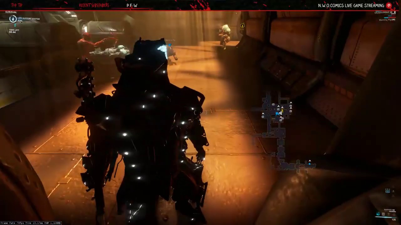 PANTHEON (MERCURY) L.7-12 SURVIVAL MISSION (ESTEEMED) WARFRAME PC - YouTube