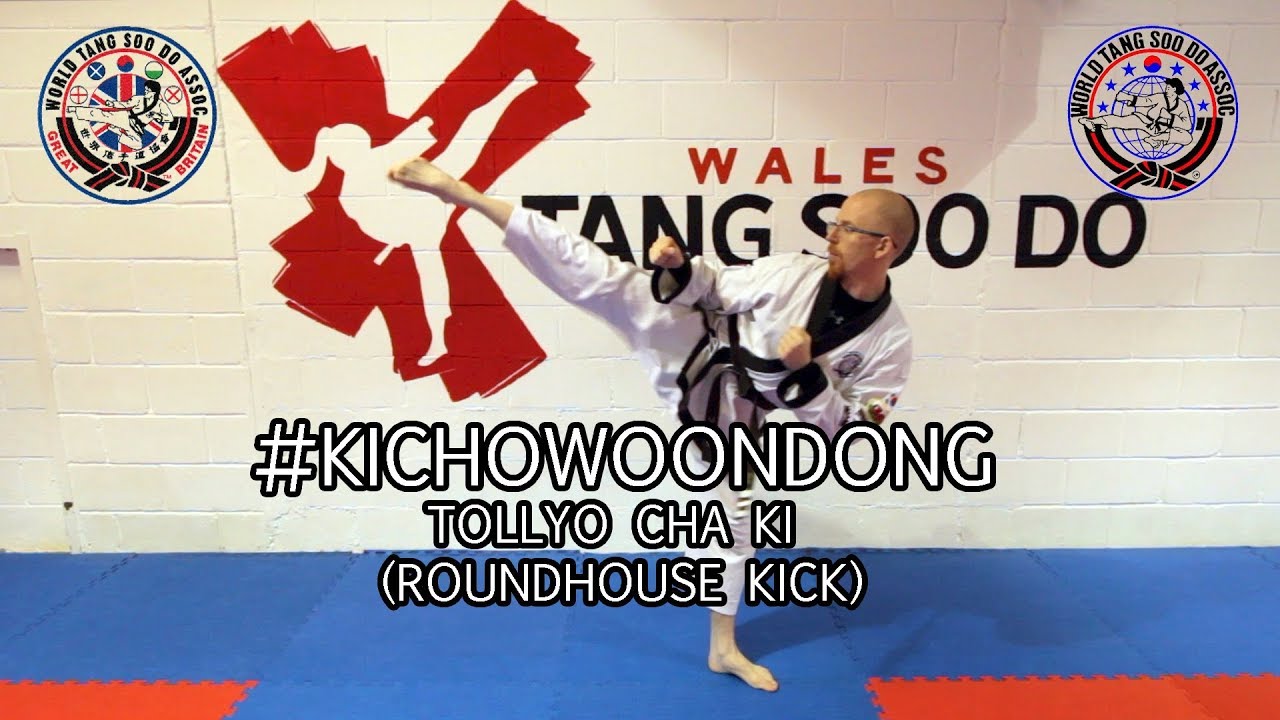Ki Cho Woon Dong (WTSDA) Roundhouse Kick Tutorial - YouTube