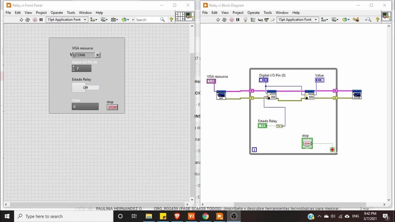 Uso de Relay con Arduino y LabView - YouTube