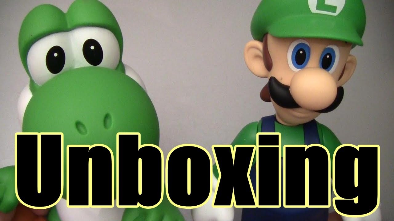 Unboxing Luigi & Yoshi Figur (German) - YouTube