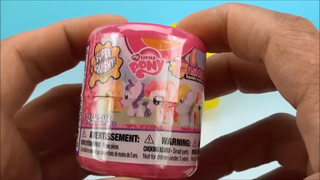 My Little Pony Fashems Series 5 Squishy Pops MLP Micro Lite Surprise ...
