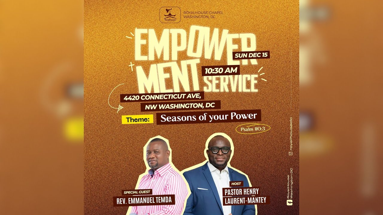 RCIDC Sunday Empowerment Service || Seasons of Your Power || Rev ...