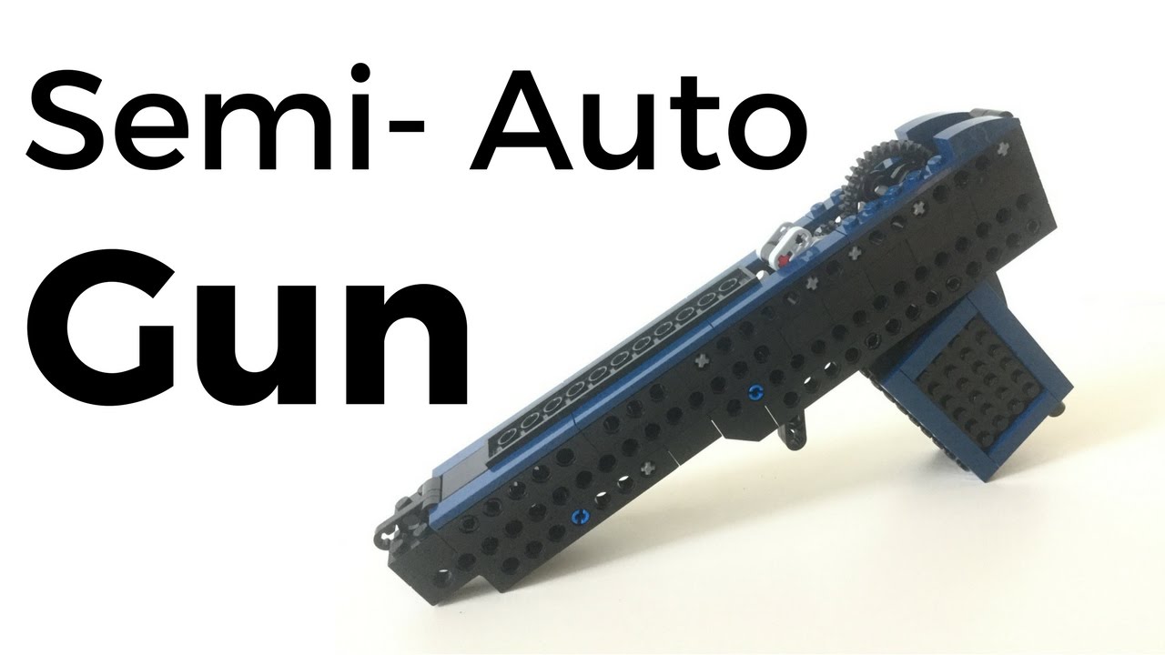 LEGO Semi-Auto Hand Gun (Working) - YouTube