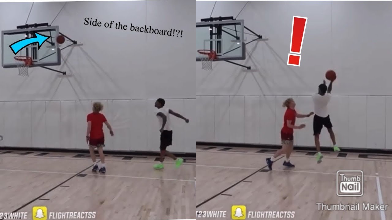 FlightReacts Hitting the side of the Backboard Compilation!! - YouTube