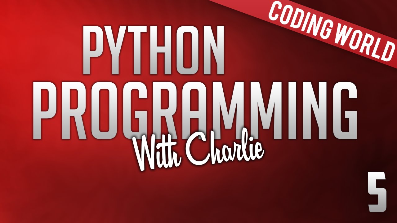Python Programming Tutorial 5 Sequences And Lists Youtube 1830