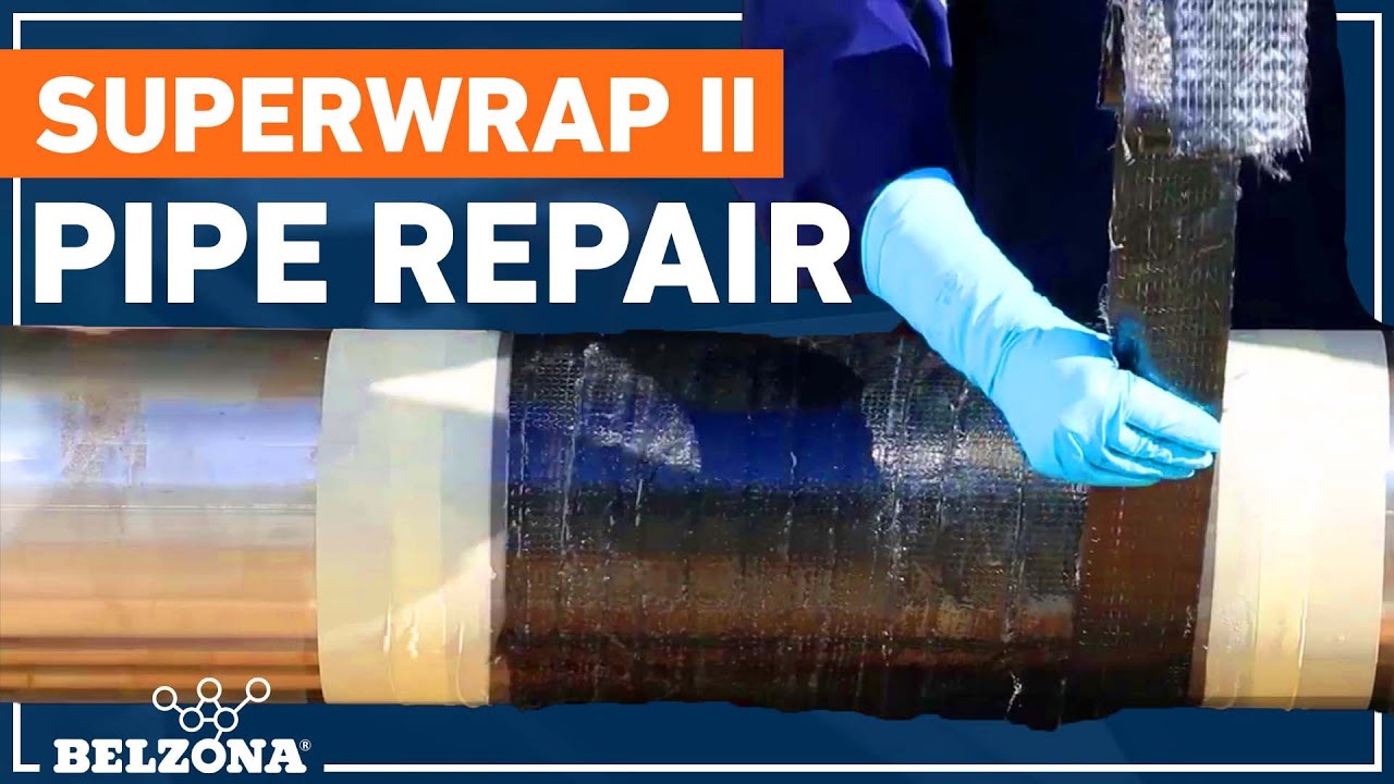 Pipe Wrap Repair | Belzona SuperWrap II - YouTube