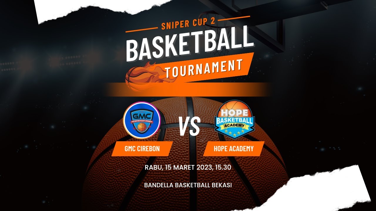 GMC cirebon vs HOPE academy - SNIPER CUP 2 - 2023 (@Bendella Basketball ...