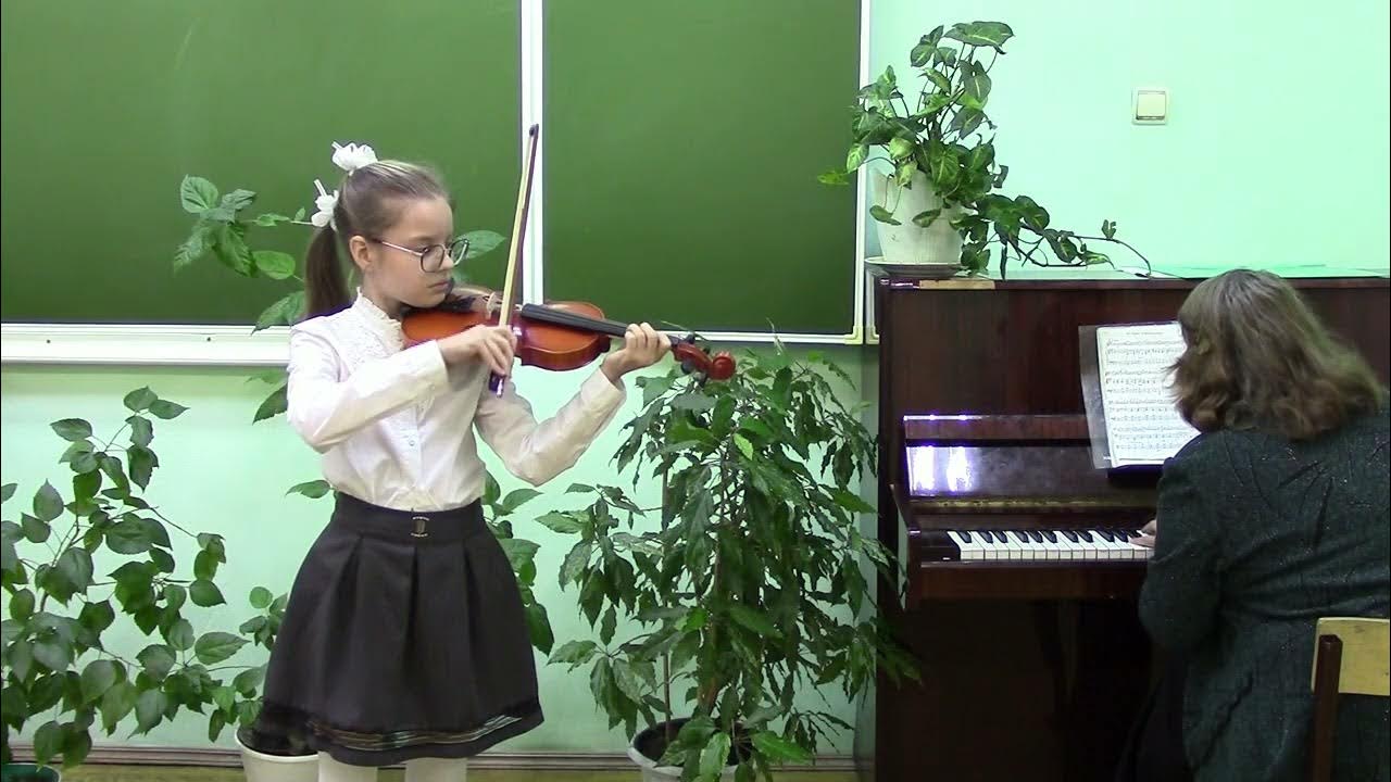 Анастасия Чиханова. Г.Гендель "Гавот с вариациями". г. Самара - YouTube