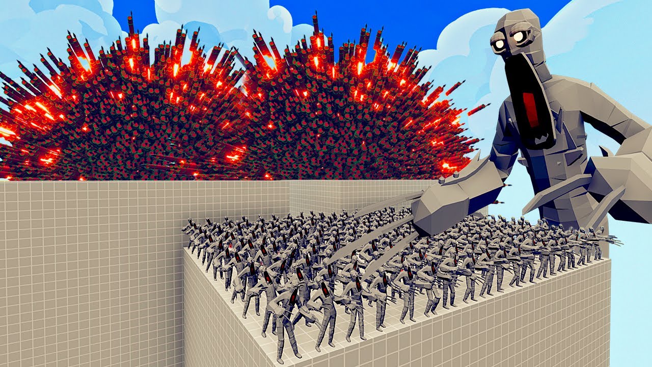 100x SCP 096 + 1x GIANT vs 1x EVERY GOD Totally Accurate Battle ...