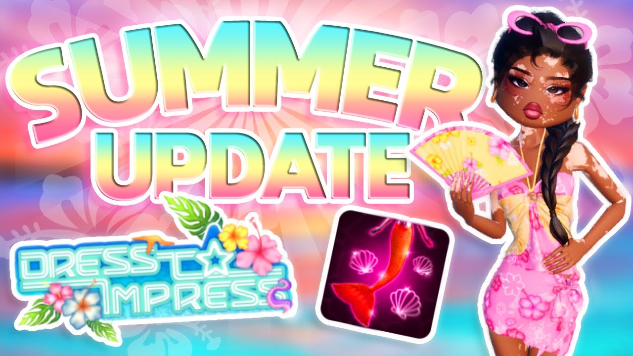 Dress To Impress SUMMER UPDATE OUT!🏝️*All Codes* New items, Maps ...