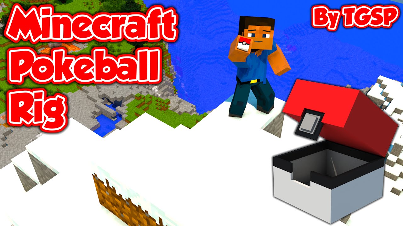 Pokemon Pokeball Rig For Minecraft In C4D | FREE!!! | - YouTube