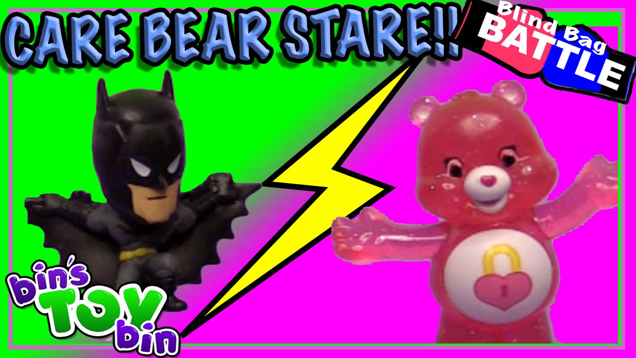 Blind Bag Battle #14 - Batman Vs. The Care Bear Stare!!! by Bin's Toy ...