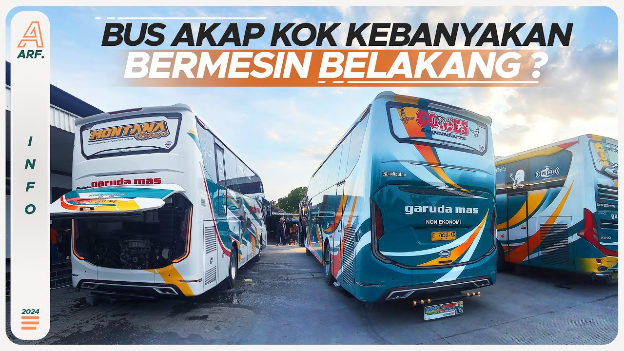 4 Alasan Kenapa Bus AKAP Mesinnya Ada di Belakang - YouTube