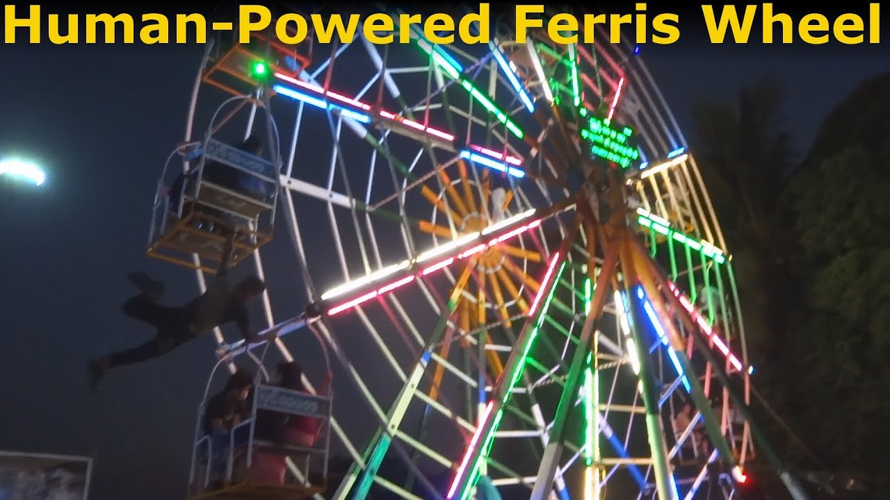 Myanmar's Human-Powered Ferris Wheel - YouTube