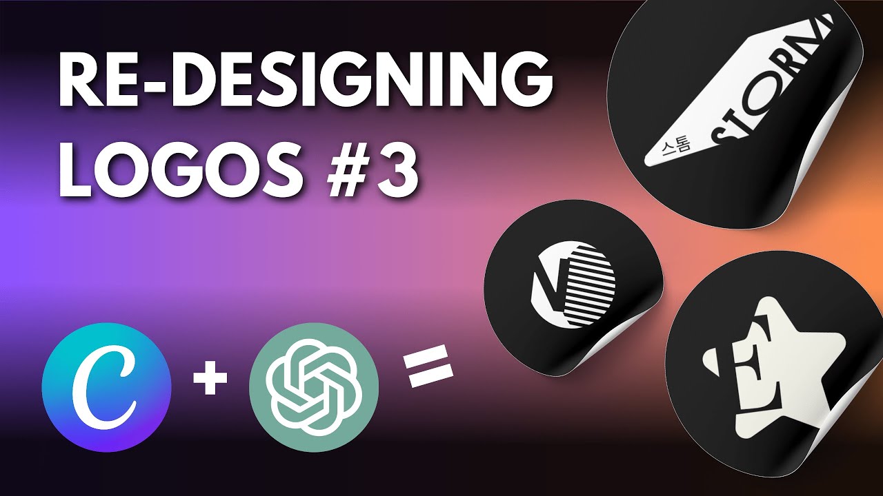 Re-Designing logos of random Instagram accounts using ChatGPT #3 ...