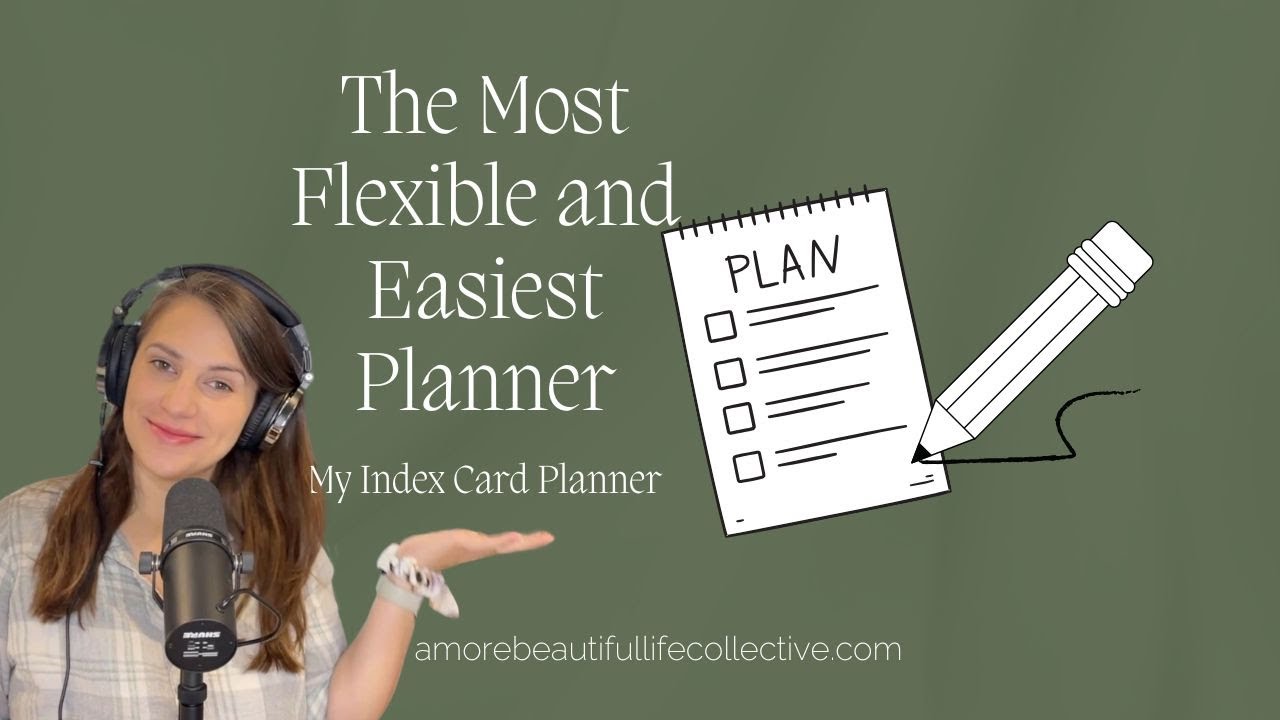 The Most Flexible and Easiest Planner: My Index Card Planner | # ...