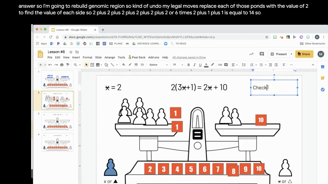 Hands On Equation #8 - YouTube