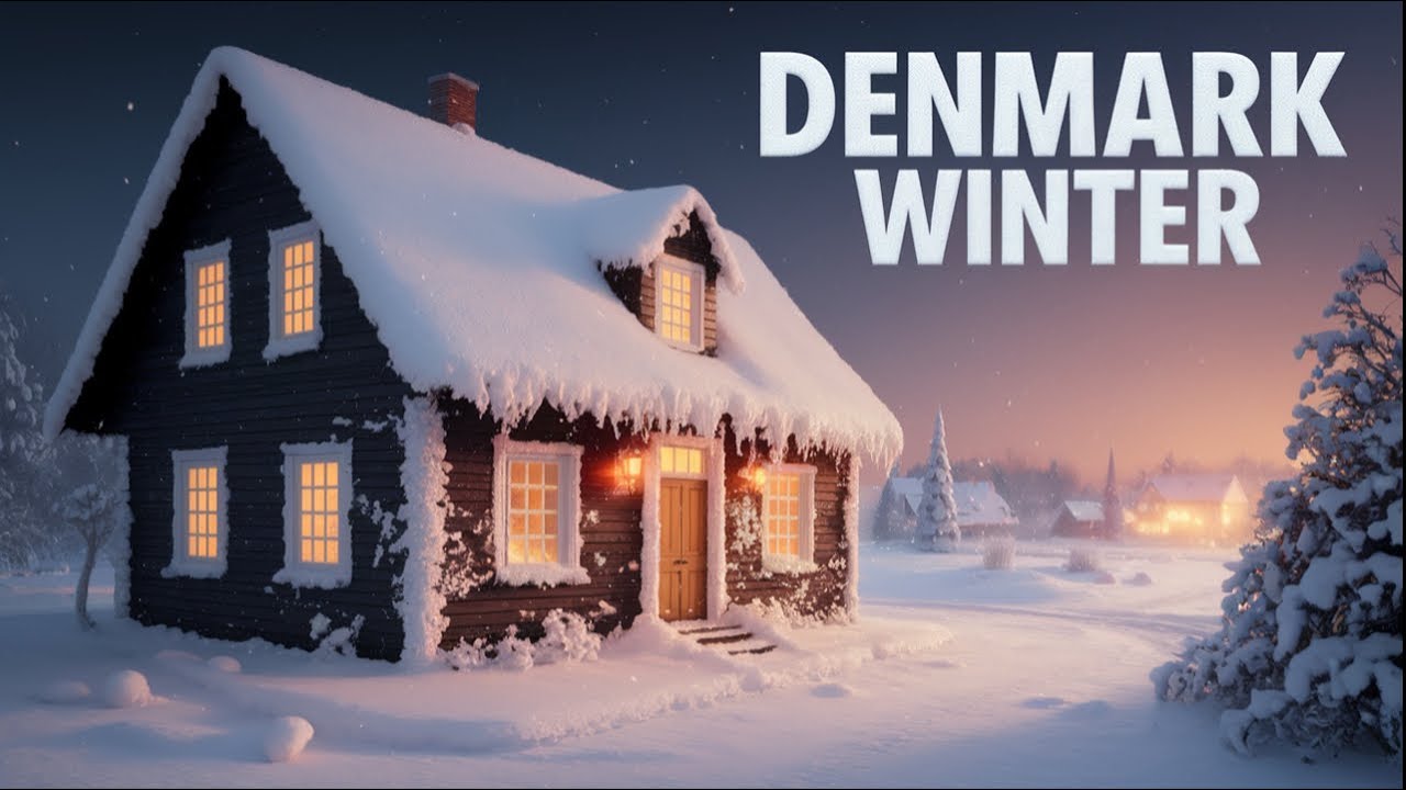 Denmark Winter Season 2025 | Extreme Snowfall in Denmark | Snow ...