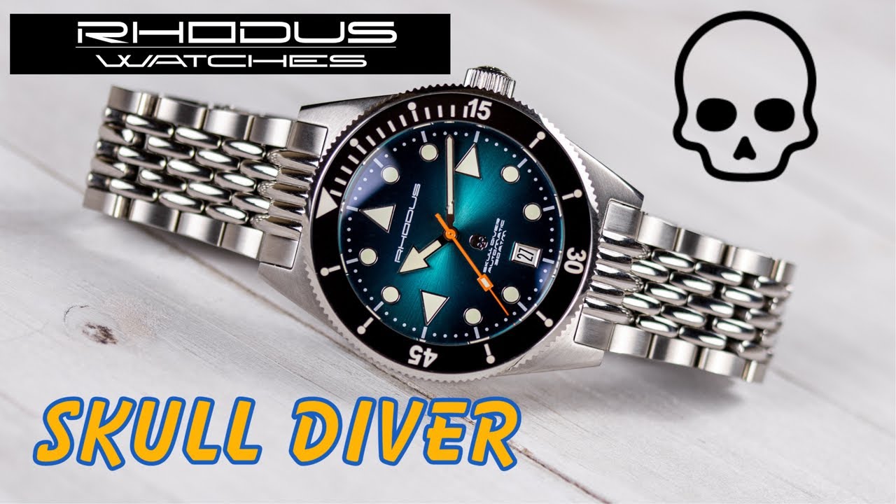 Rhodus Watches Skull Diver- Coming soon to Kickstarter. Hands-On Watch ...