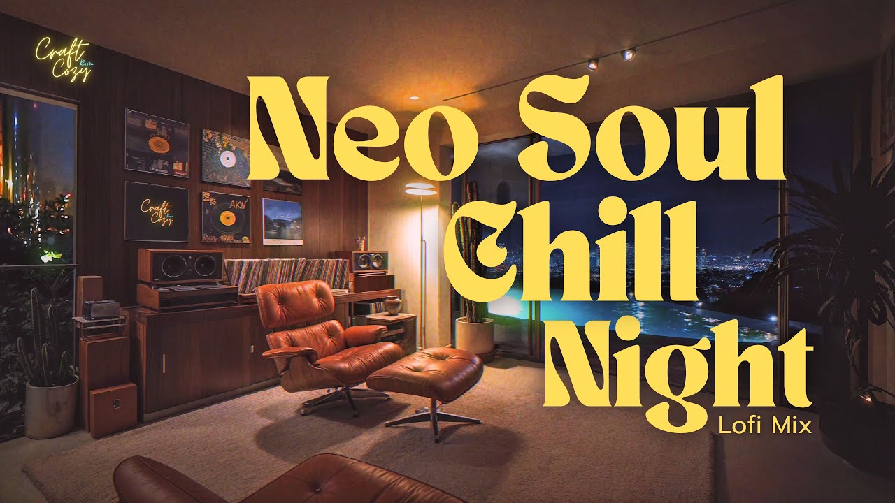 Midnight Pool Lounge 🌃| Neo Soul, R&B Lofi Slow Chill Mix - YouTube
