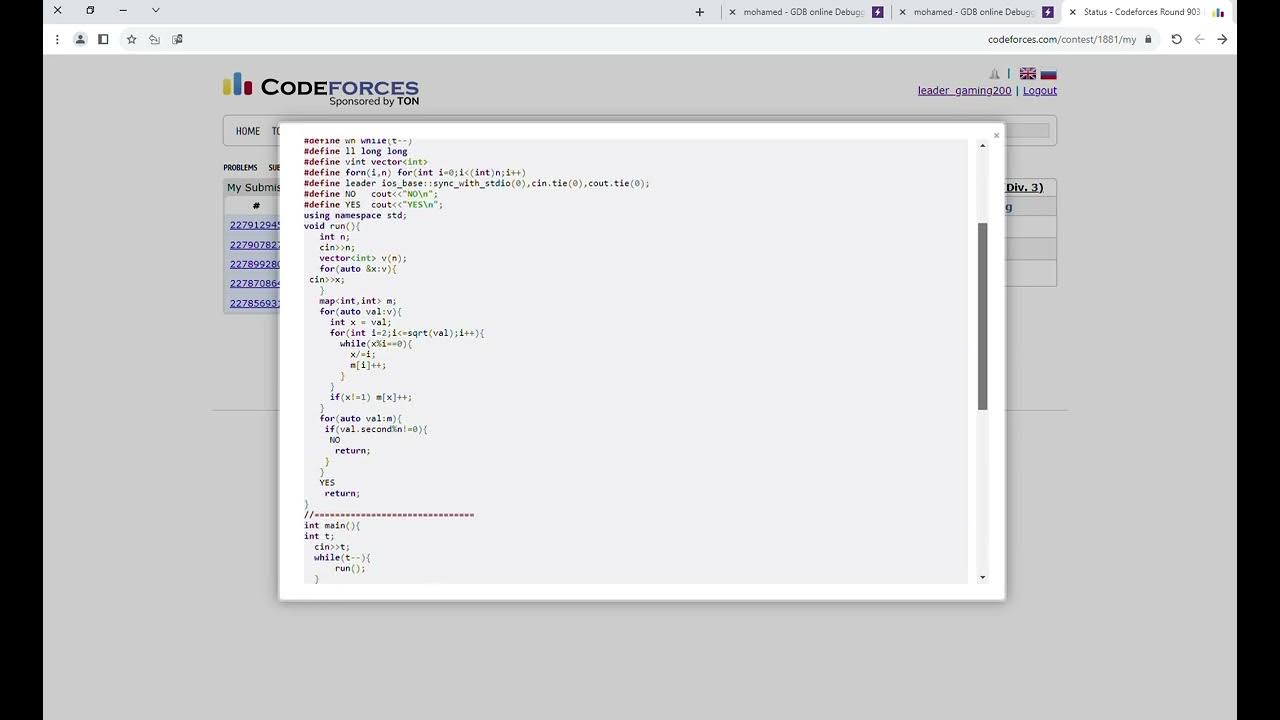 D Divide and Equalize in Codeforces Round 903 Div 3 - YouTube