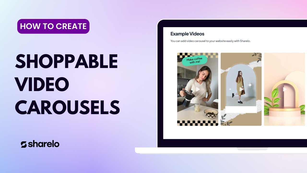 How to Create Shoppable Video Carousels - YouTube