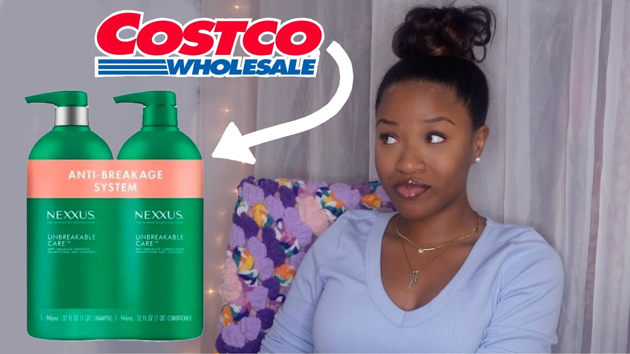 HAIR PRODUCTS FROM COSTCO😱🤭| Nexxus Unbreakable Care Review + Demo ...
