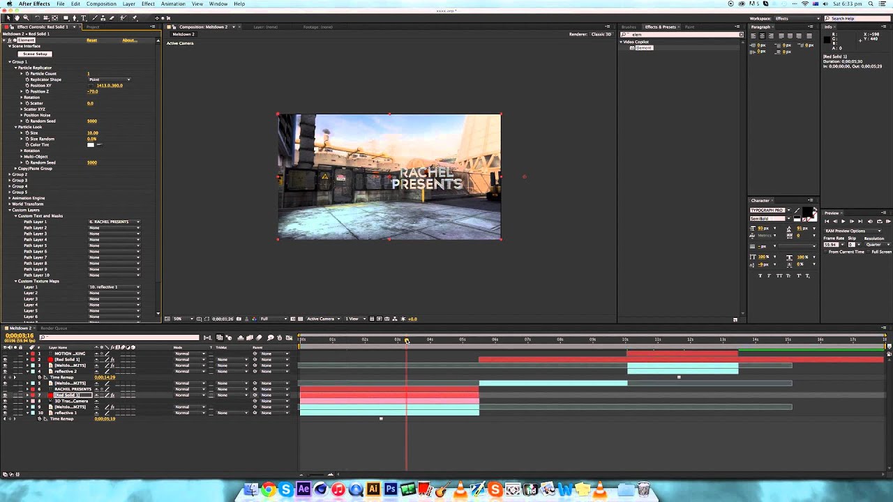 CS6 ONLY!!! ELEMENT 3D Motion Tracking Tutorial [NO BOUJOU] FREE DOWNLOAD PC & MAC - YouTube